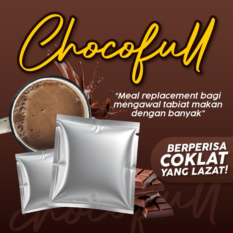 CHOCO FULL Meal Replacement Kenyang Tahan Lama (1pcs) | Shopee Malaysia