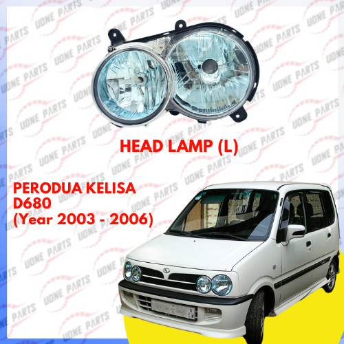🔥PERODUA KENARI D680 HEAD LAMP (Year 2003 - 2006) DEPO BRAND 3 Months ...