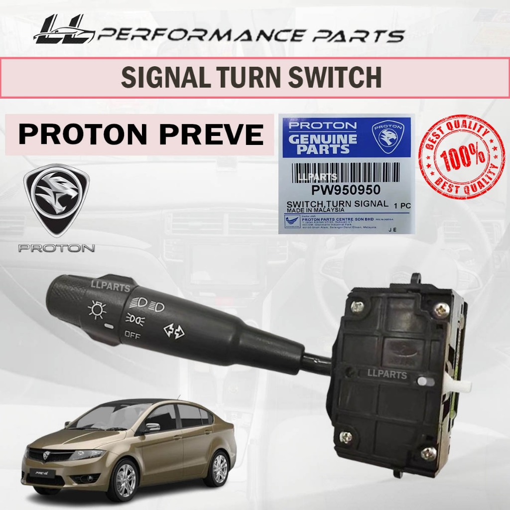 Original Proton Preve Head Lamp Switch Wiper Turn Signal Suis Lampu ...