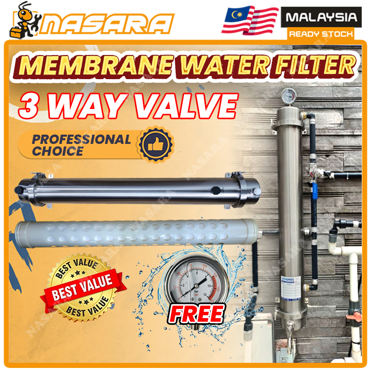 Nasara SUS304 Stainless Steel UF Ultra Filtration Membrane Water Filter ...