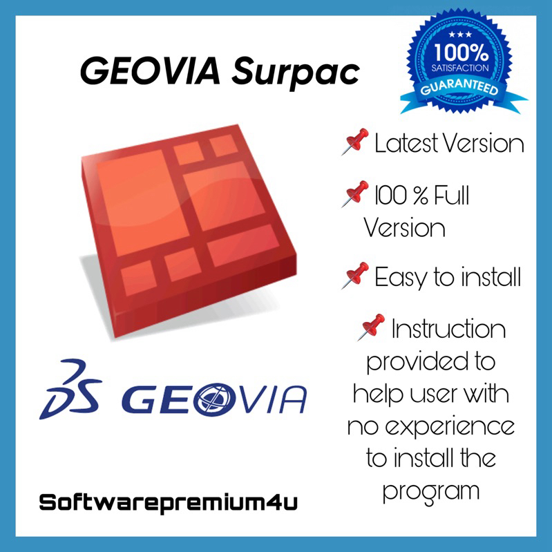 GEOVIA Surpac 2021 | 2020 🔥【Latest】🔥 | Shopee Malaysia