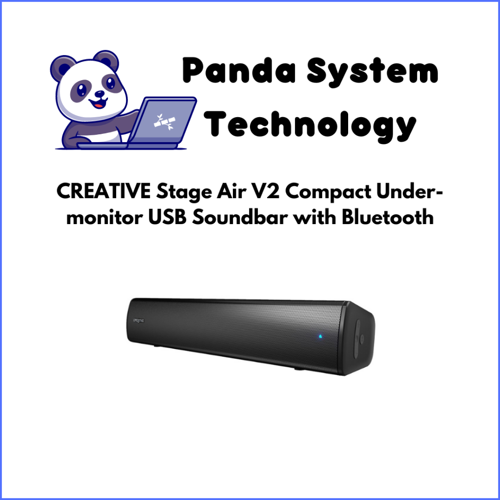 CREATIVE Stage Air V2 Compact Under-monitor USB Soundbar with Bluetooth ...