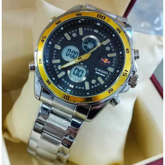 JAM BESI ANALOG REDBULL INFINITY - JAM - JAM BESI - JAM TANGAN - WATCH ...