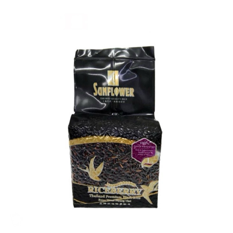 Sunflower Thailand Premium Riceberry (Black Rice) - (1kg) | Shopee Malaysia