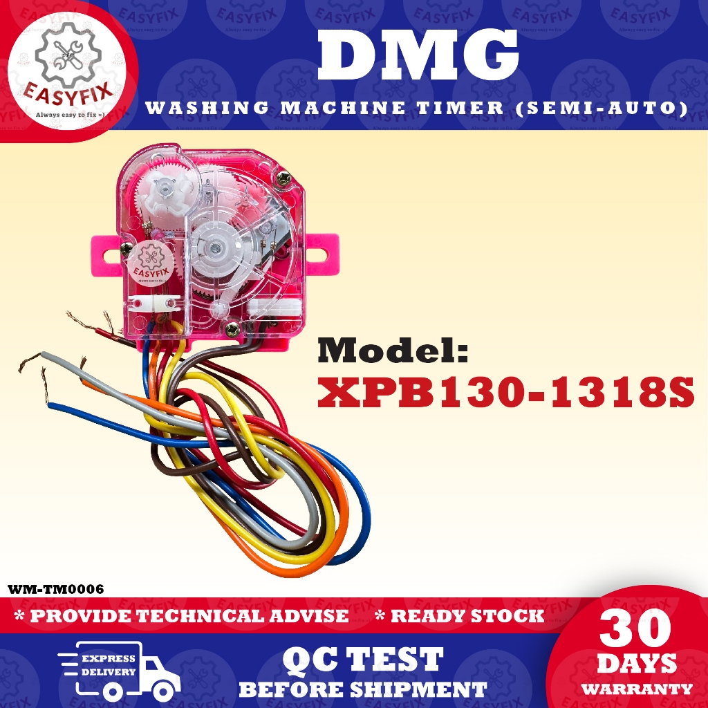 XPB130-1318S DMG SPIN TIMER WASHING MACHINE SEMI-AUTO SPIN TIMER TIMER MESIN BASUH XPB130 1318S ...