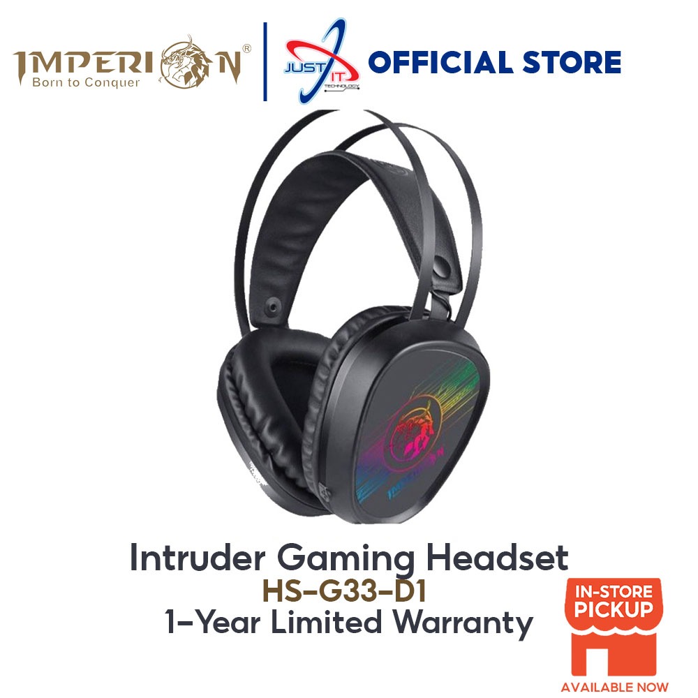 Imperion HS-G33-D1 Intruder Gaming Headset | Shopee Malaysia