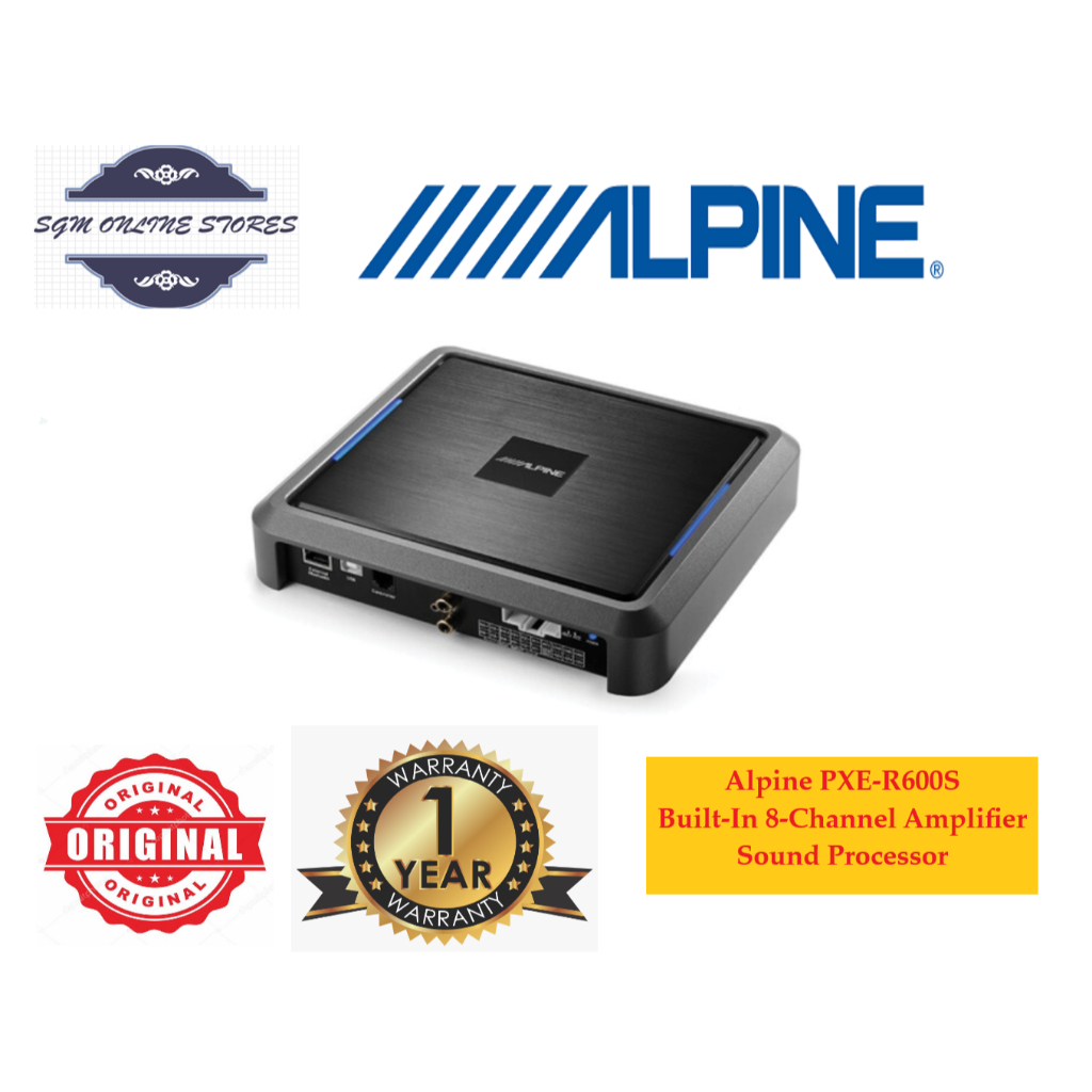 Alpine PXE-R600S Built In 8 Channel Amplifier Sound Processor | Shopee Malaysia