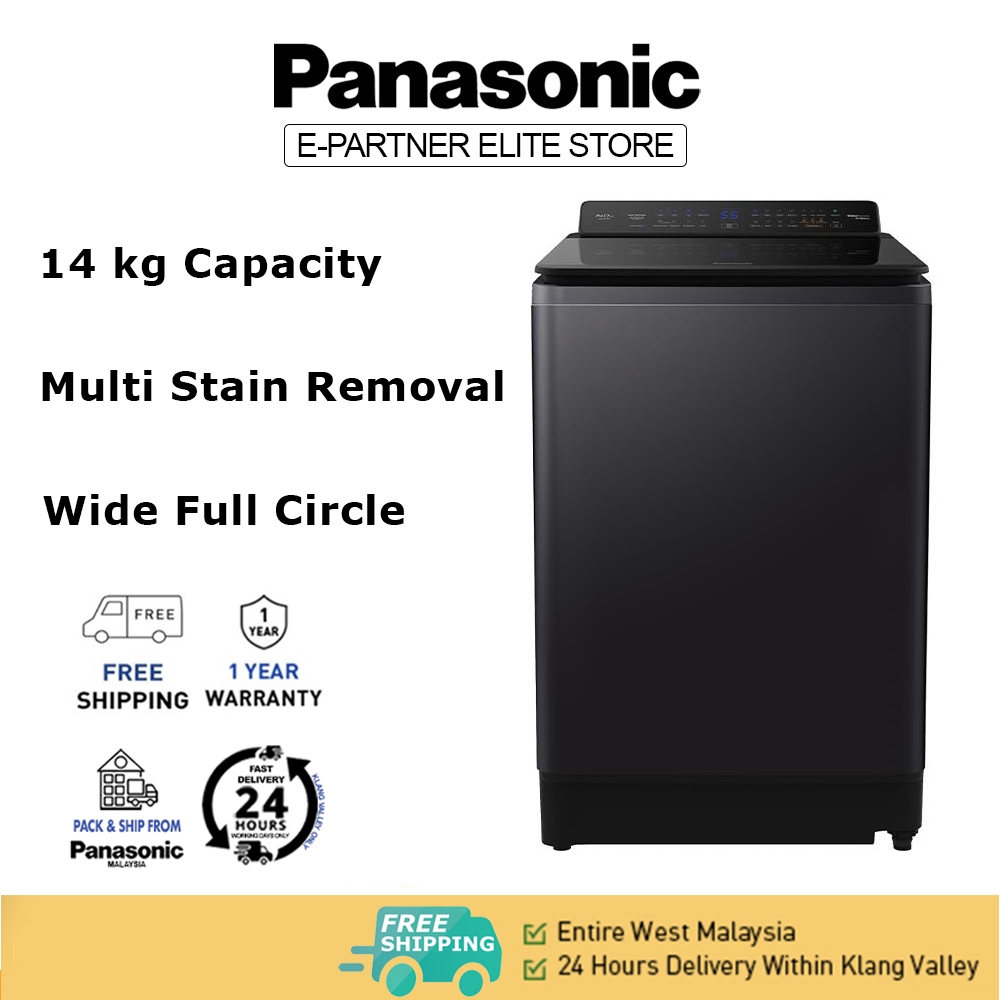 Panasonic NA-FD14V1 Inverter & Hot Wash Top Load Washer StainMaster+ TD ...