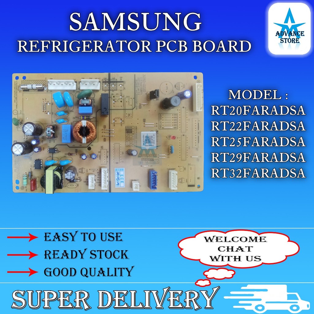 Samsung Pcb Board Refrigerator DA92-00461J = DA92-00736G RT20FARVDSA ...