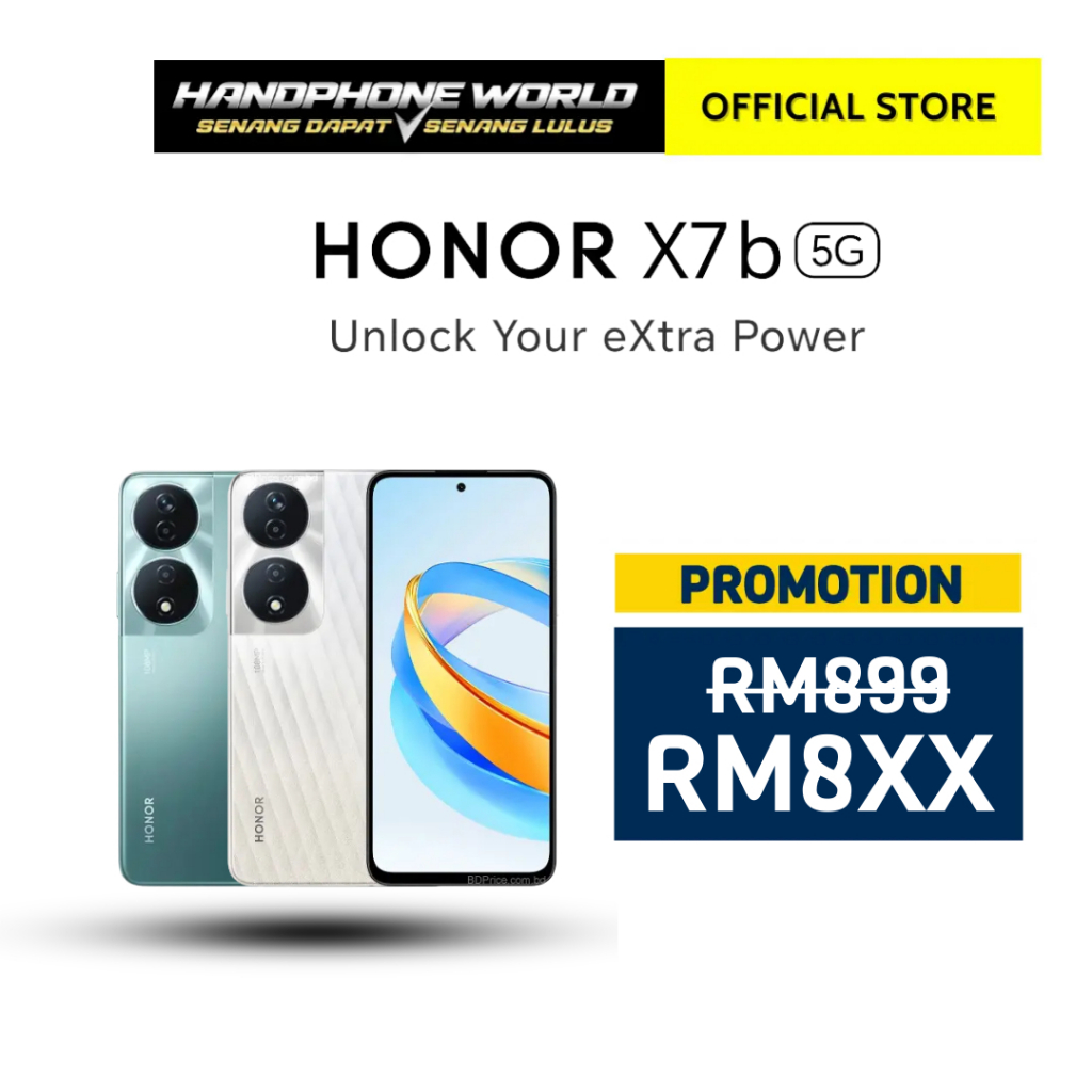HONOR X7B 5G/5G (16GB+256GB) | 6000mAh BATTERY CAPACITY | 6.8" LARGE ...