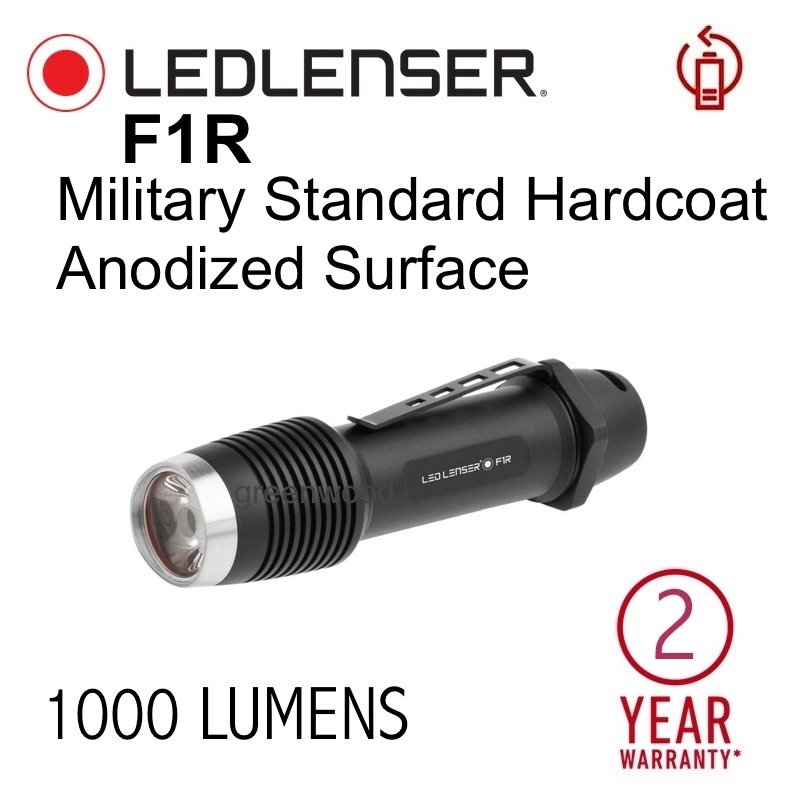 F1R LEDLENSER RECHARGEABLE Flashlight - 1000 Lumens [Led Lenser LED ...