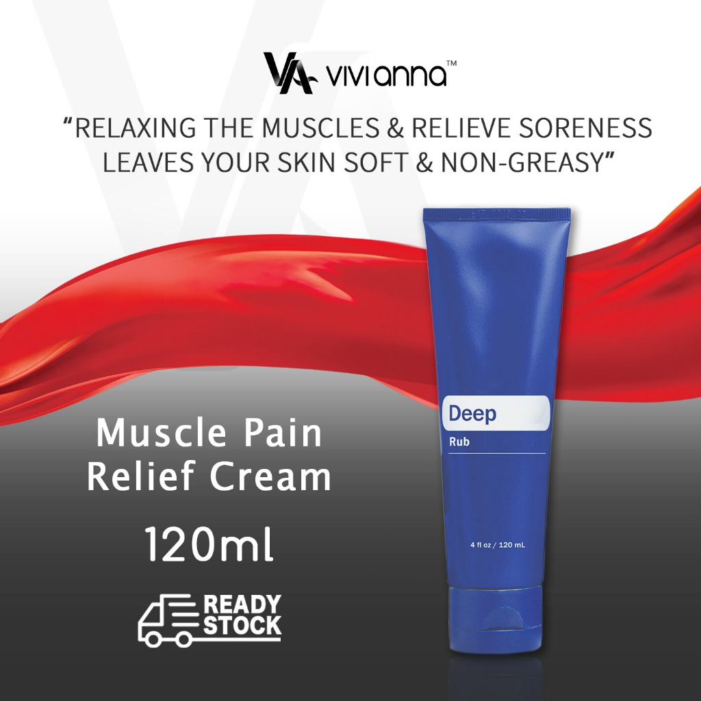 Original 120ML Deep Natural Blue Rub, Muscle Pain Relief Cream, Pain ...