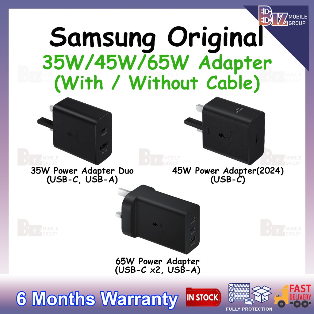 Samsung 35W PD Adapter Duo / 45W Power Adapter(2024) / 65W Power ...
