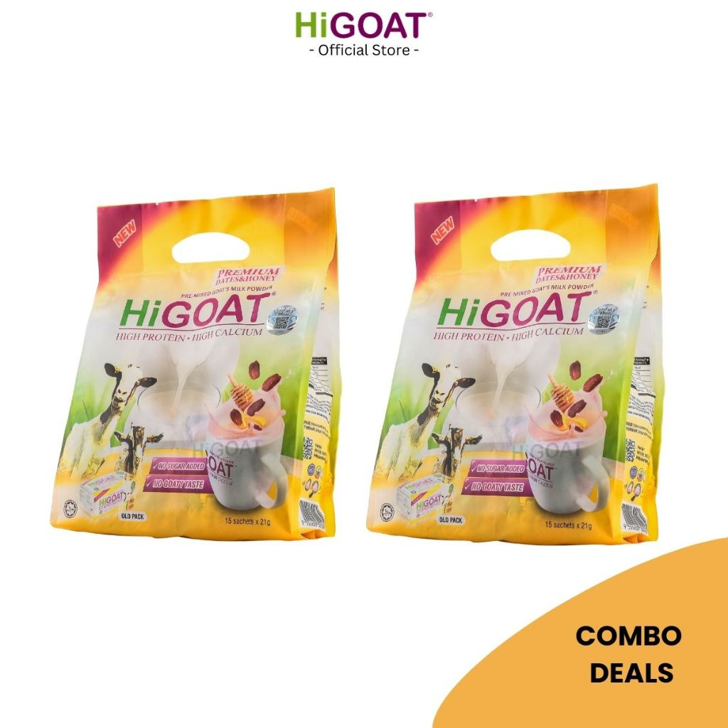 HiGOAT Premium with Dates and Honey (2 Packs/30 Sachets x 21g) | Shopee ...