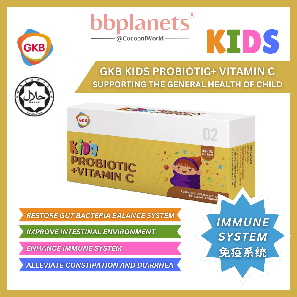 GKB KIDS PROBIOTIC+ VITAMIN C [EXP:04.26] For Your Child's Immunity 5 ...