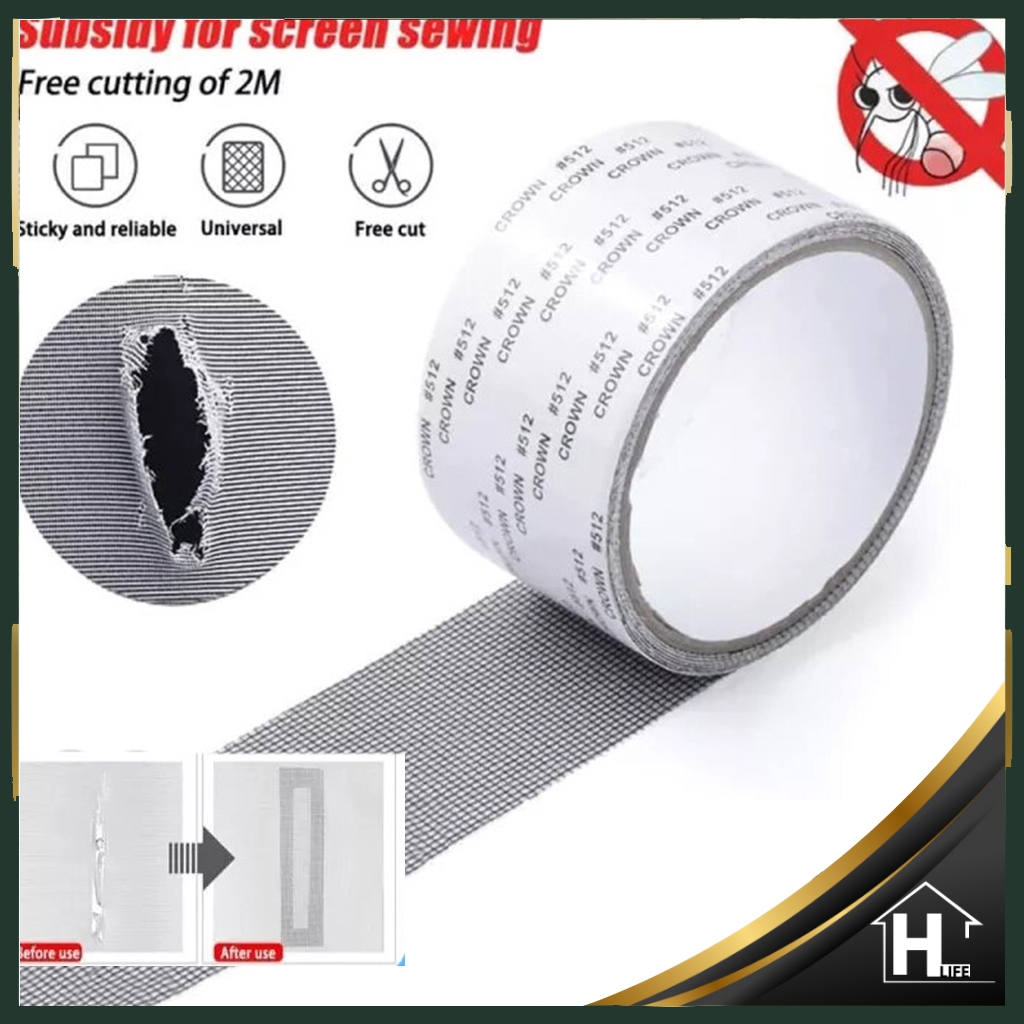 Self-Adhesive Window Screen Mosquito Net Repair Tape Window Screen Mesh ...