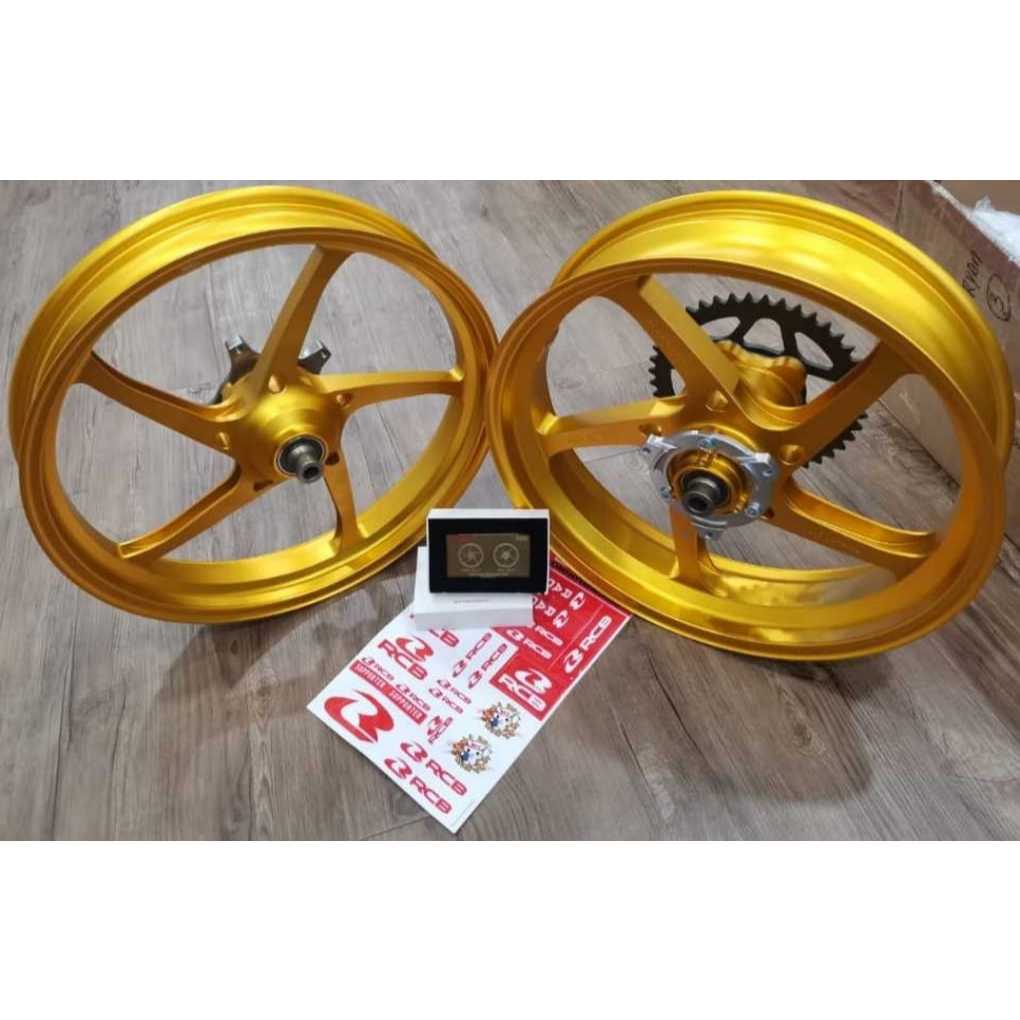 RCB Forged Rim FG525 Gold Forged Sport Rim Original with Sprocket for ...