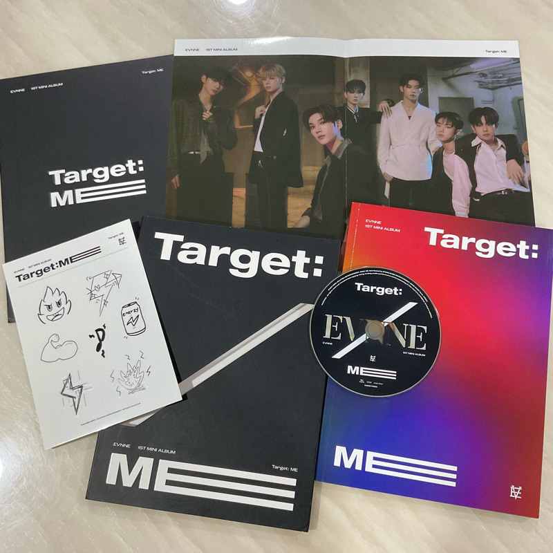 Evnne - Target: Me 1st Mini Album (Unsealed) | Shopee Malaysia