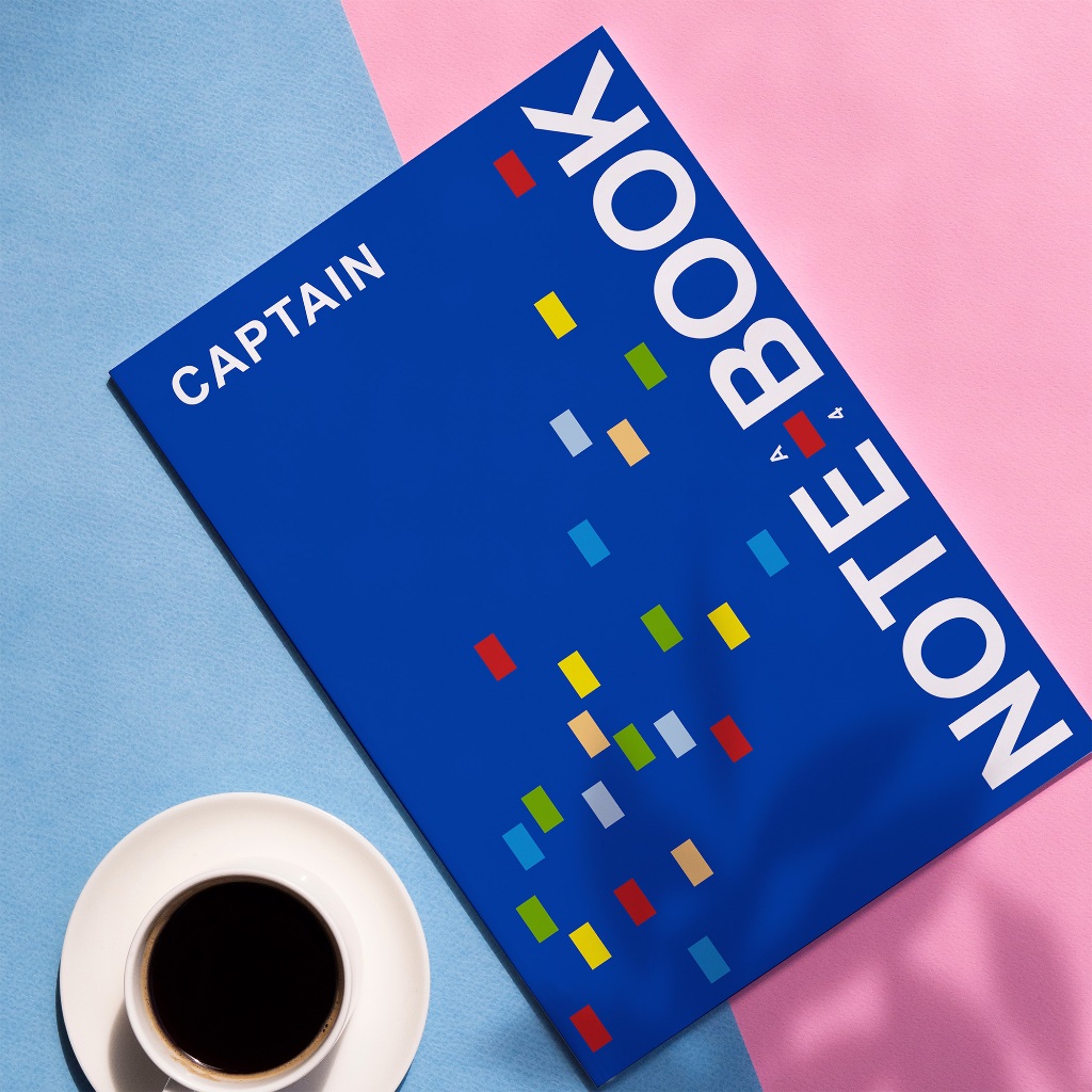 Captain Note Book A4 (80pgs) - Single Book /A4 Size Buku Nota /Journal ...