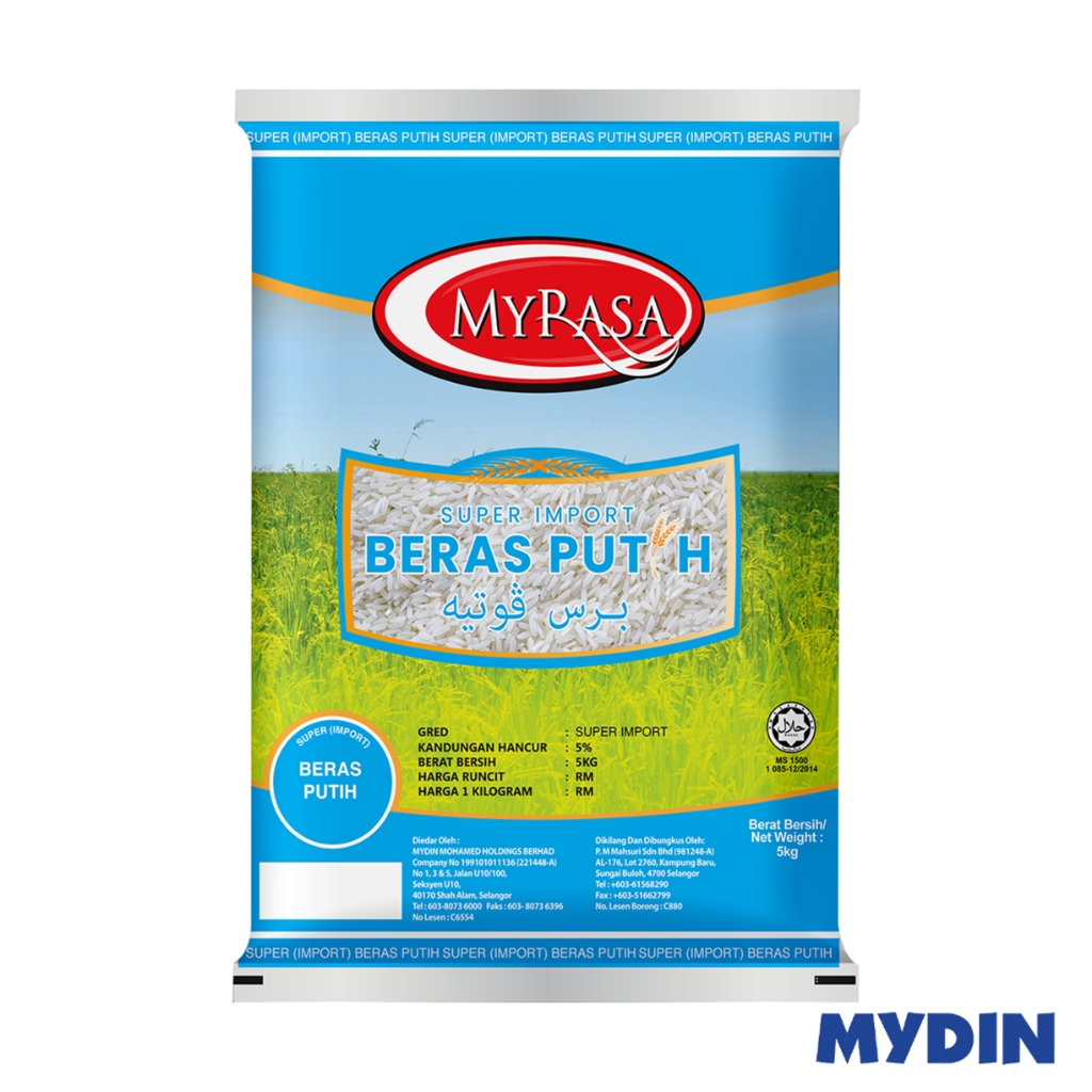 MyRasa Super Import Beras Putih (5kg) | Shopee Malaysia