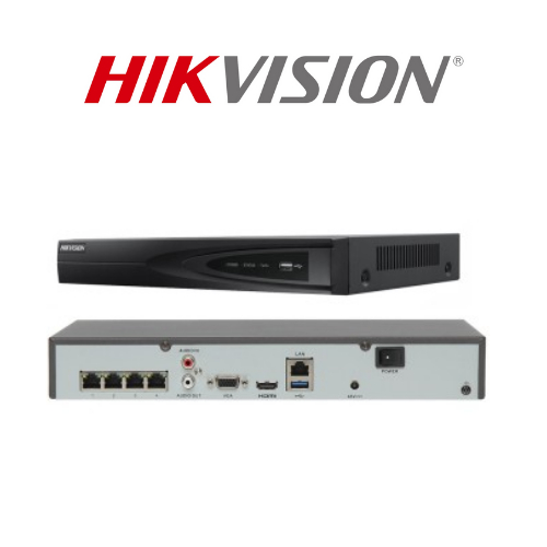4 Channel Hikvision DS-7604NI-Q1/4P Hikvision 4-ch 1U 4 PoE 4K NVR - Hikvision CCTV | Shopee ...