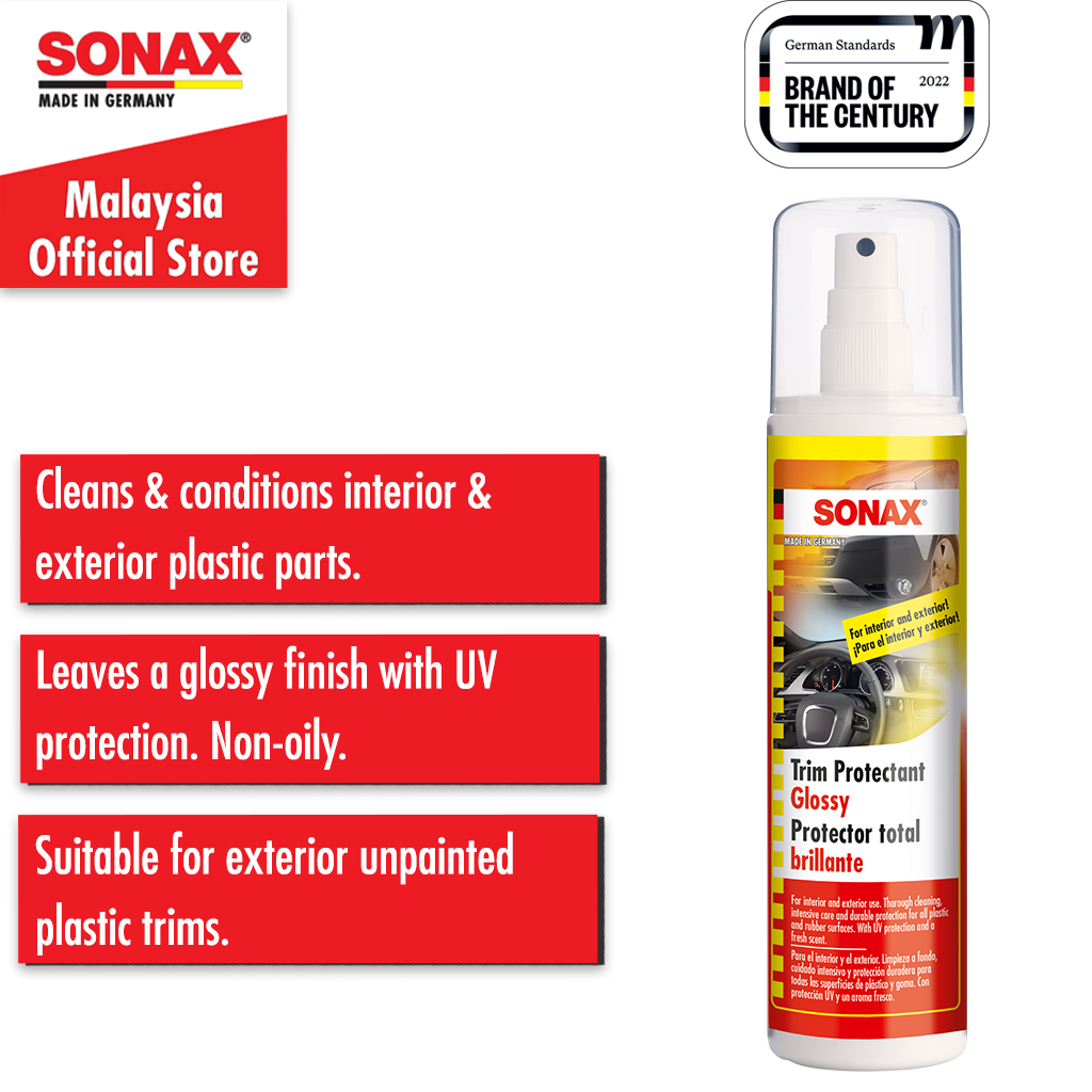 Sonax Plastic Trim Protectant Glossy Finish 300ml | Shopee Malaysia