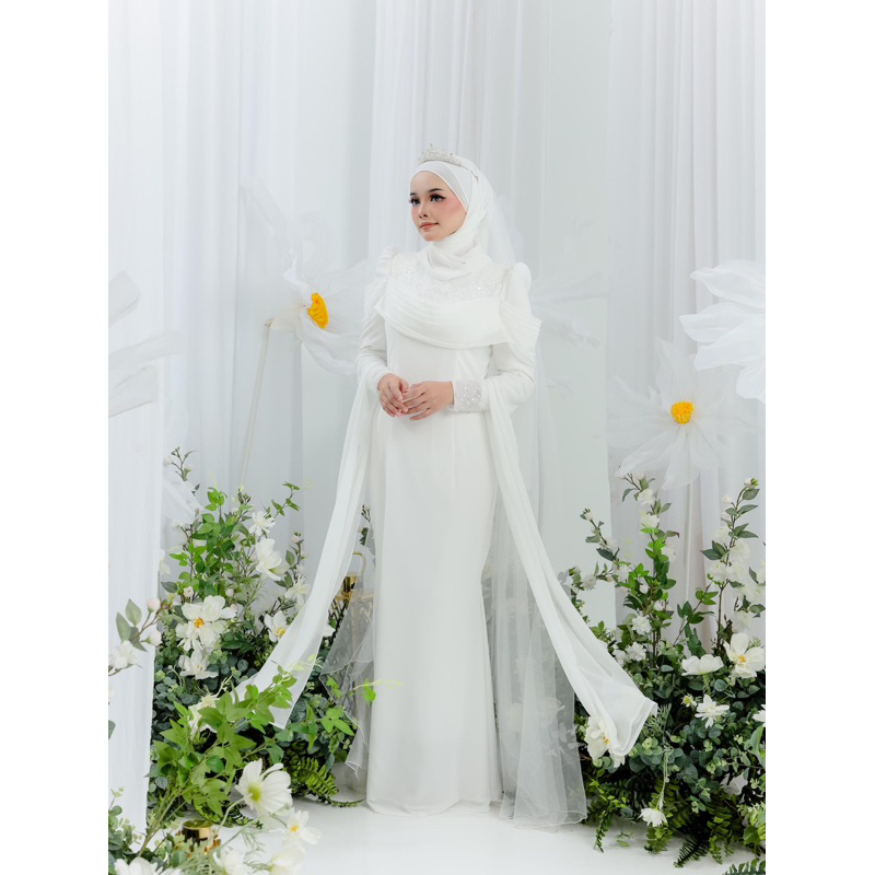 [FATYNNCOLLECTIONS] SET NIKAH BAJU MELAYU ANDEQAA X DRESS CAMELIA BAJU ...