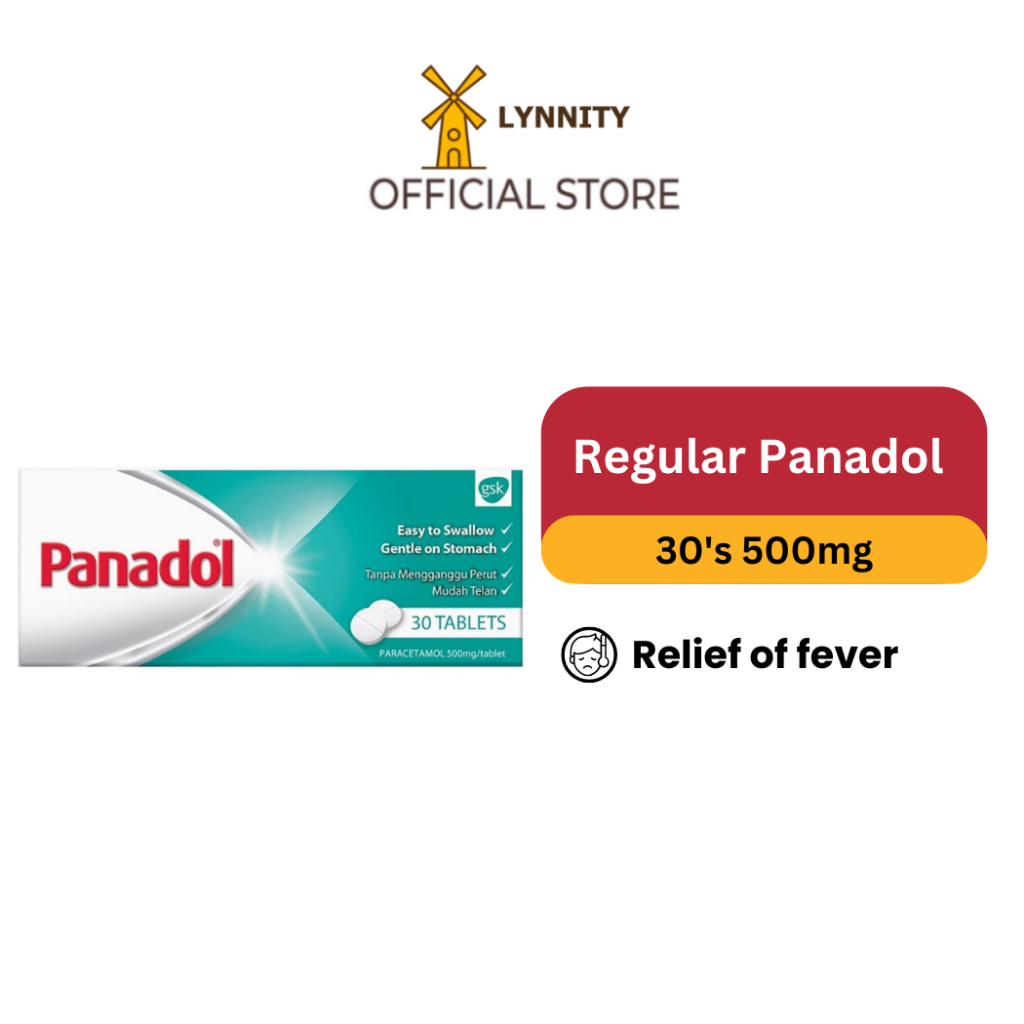 PANADOL Regular Tablets 30's | Shopee Malaysia