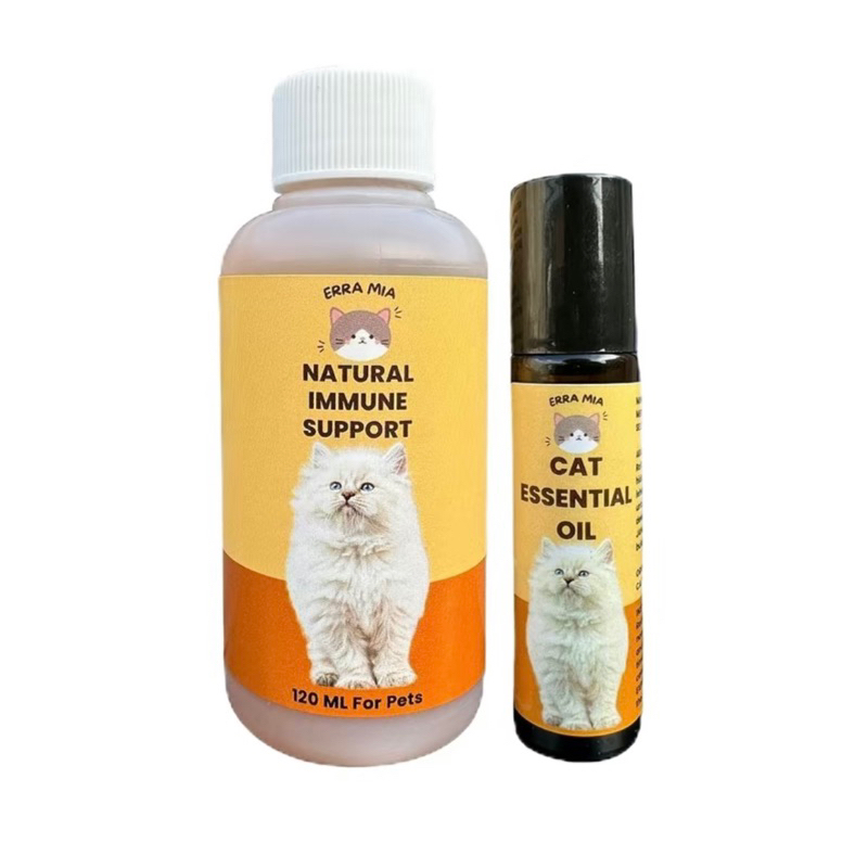 SET COMBO SUPPLEMENT KUCING NATURAL IMMUNE SUPPORT DAN CAT ESSENTIAL ...