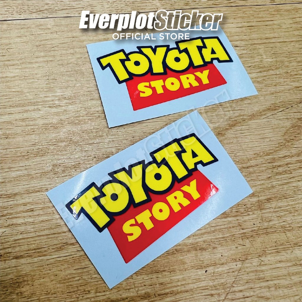 Toyota Story Sticker (Price for 1pc) | Shopee Malaysia