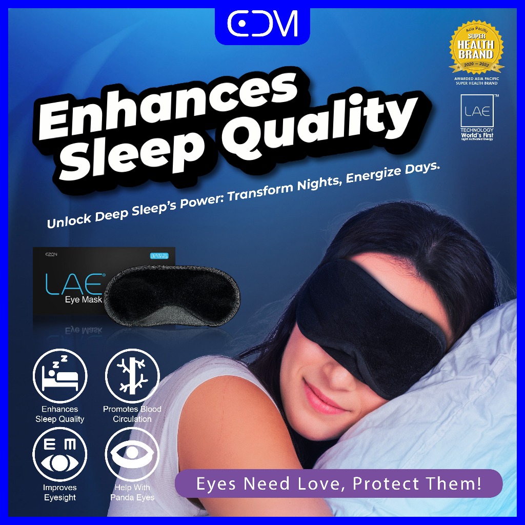 EZON LAE Eye Mask Eye Care Eye Treatment Insomnia Enhances Sleep ...