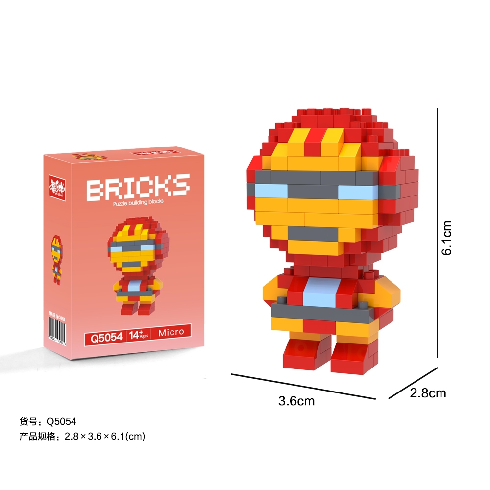 20 design cartoon brick 40 design cartoon Bricks nano Block Cute toys ...