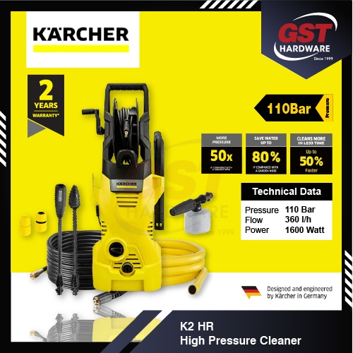 Karcher Power Water Jet High Pressure Washer K2360 K2 HR for Car Wash ...