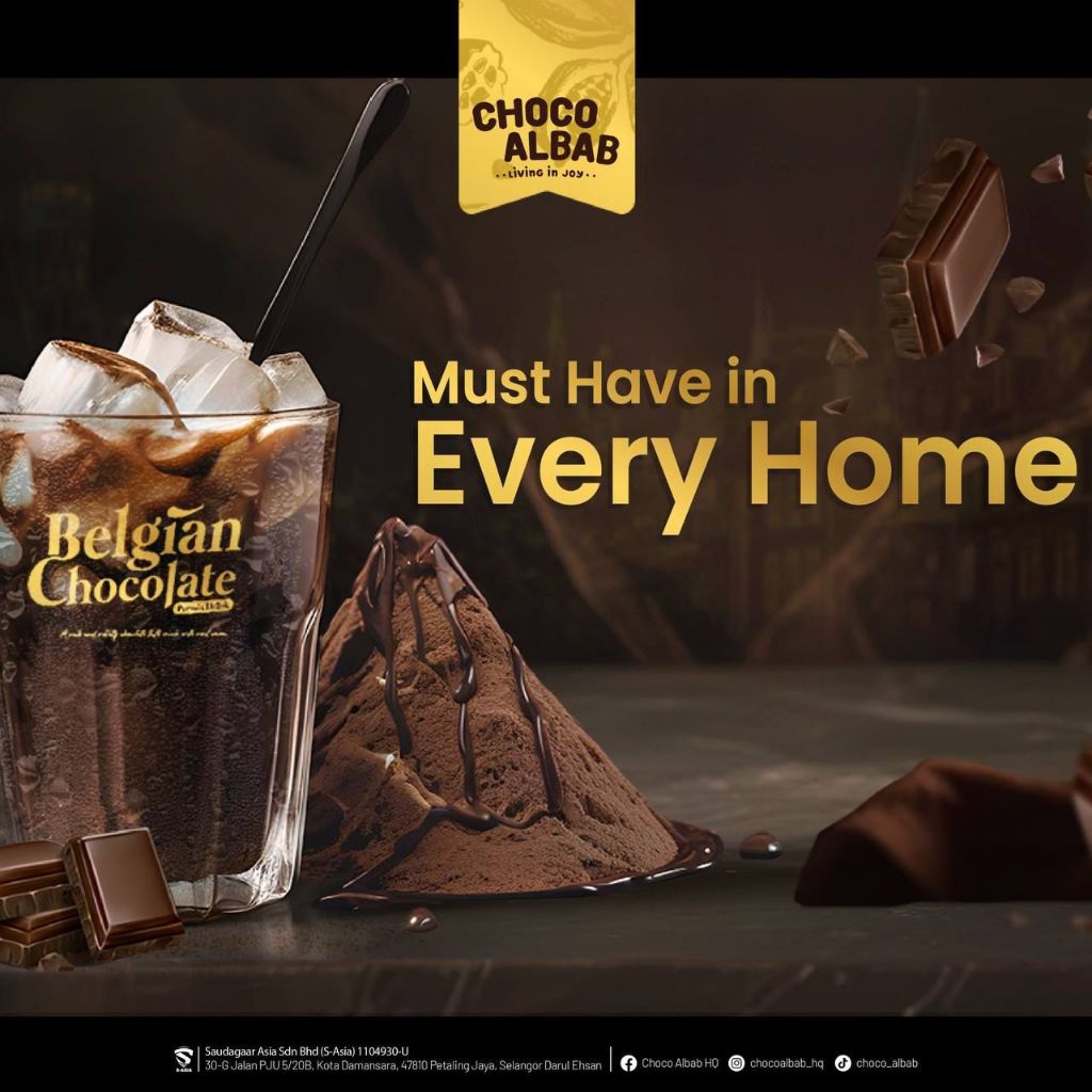 BELGIAN CHOCOLATE DRINK CHOCOALBAB (SACHET) | Shopee Malaysia