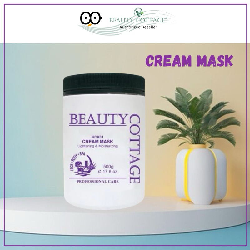 Beauty Cottage Cream Mask Lightening & Moisturizing (500g) | Shopee ...