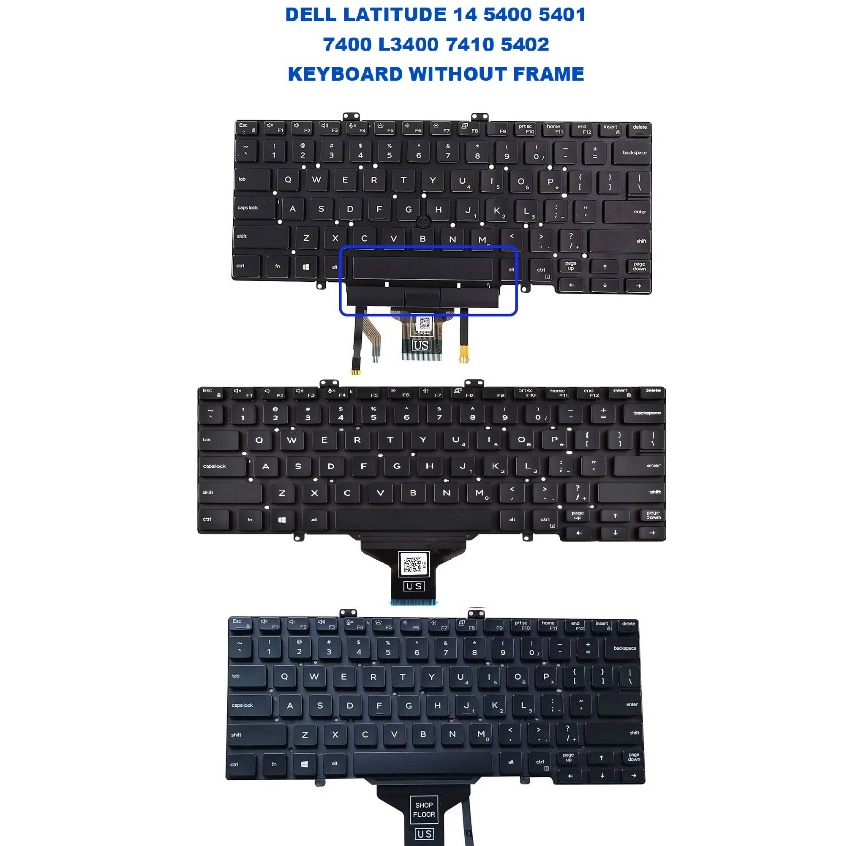 DELL LATITUDE 5400 5401 5410 5411 03J9FC 3J9FC 7400 L3400 5402 US ...
