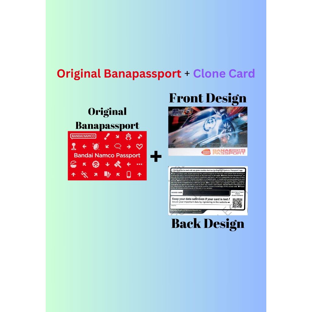 BANAPASSPORT (CAN PLAY ON WANGAN MIDNIGHT 6RR)[][genuine original ...