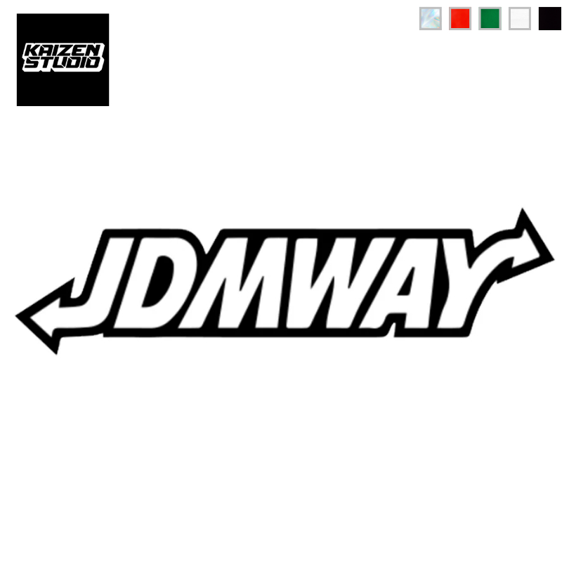 KAIZEN STUDIO JDMWay JDM Car Decal Sticker Cermin Kereta Motor Bike ...