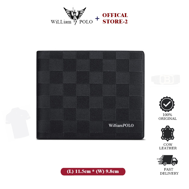 William polo Wallet-Genuine Leather for man original TOP LEATHER (READY ...
