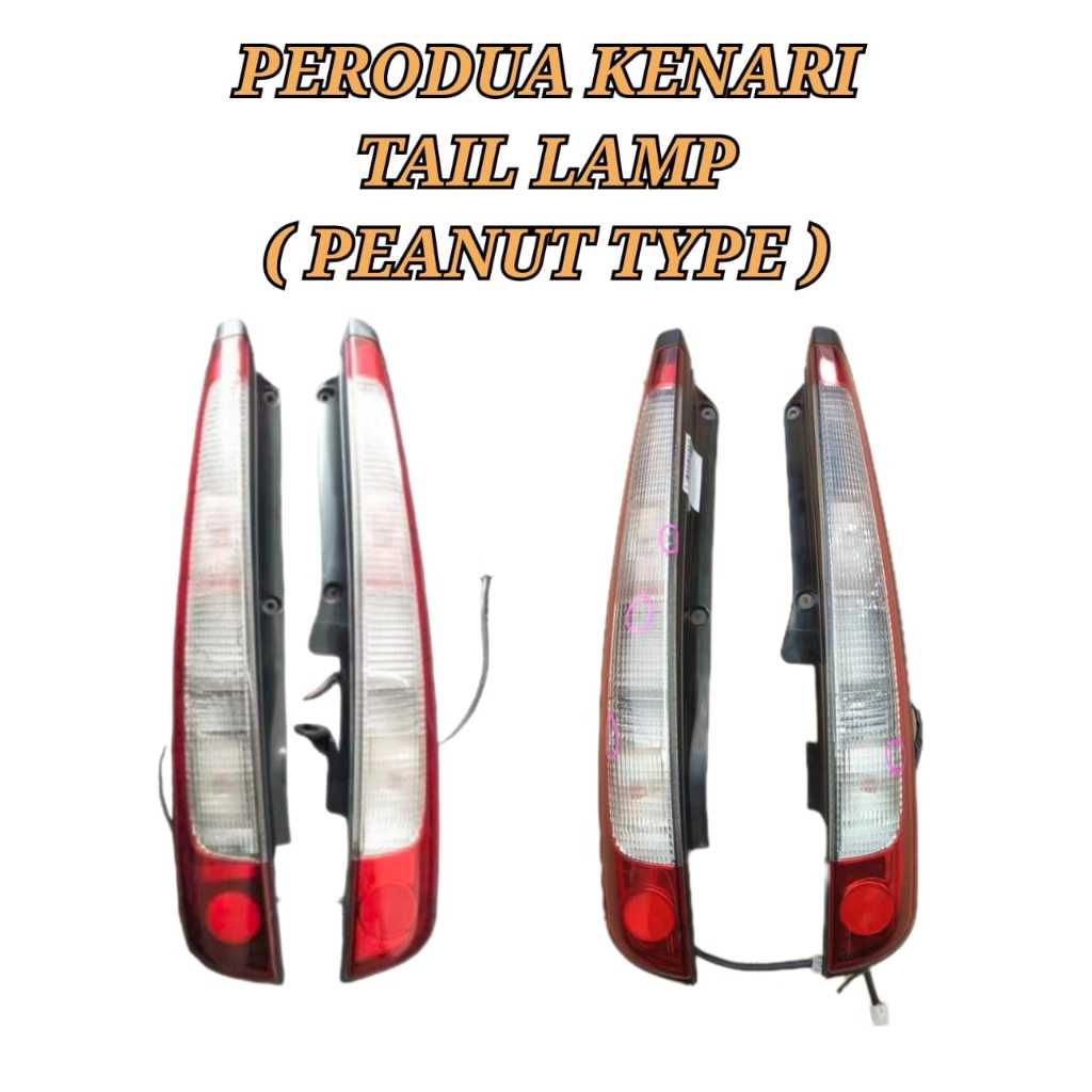 🇯🇵🇯🇵 Tail Lamp / Light / Lampu Belakang Perodua Kenari 00-09 Tail Lamp ...