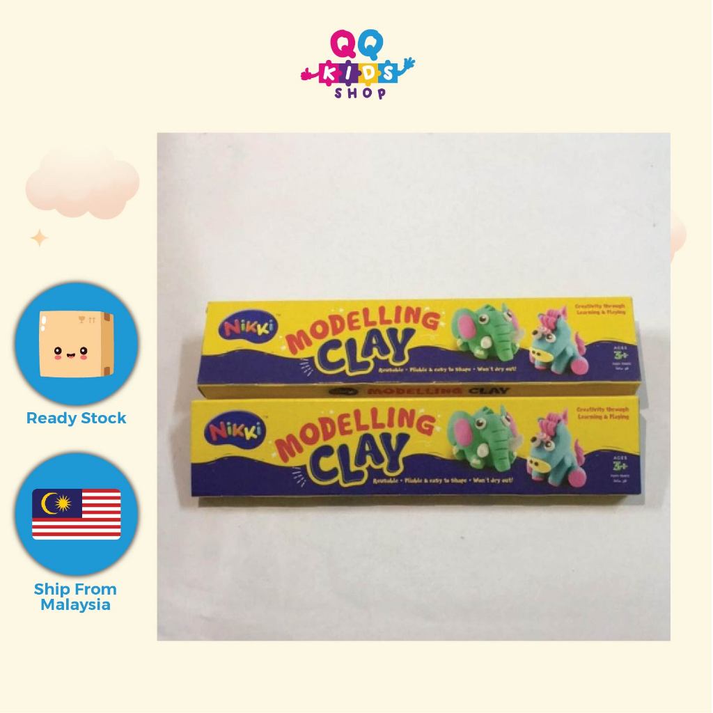 Nikki Modelling Clay Tanah Liat Kanak Kanak 粘土 | Shopee Malaysia