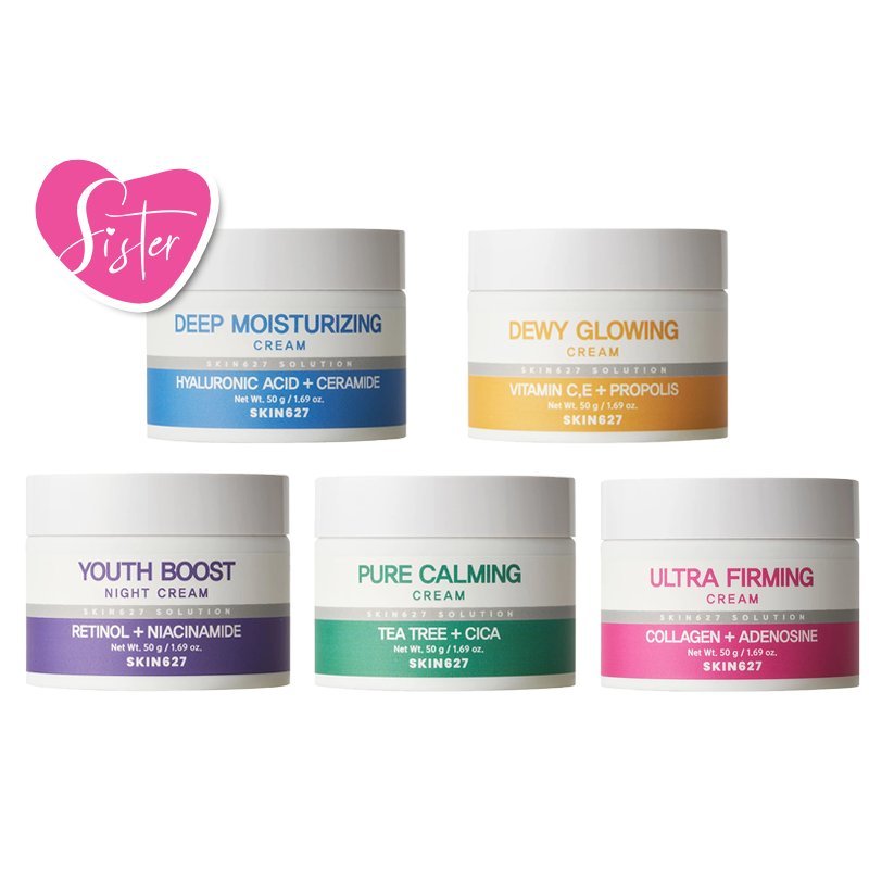SKIN627 Hyaluronic Acid, Vitamin C+E, Retinol Niacinamide, Tea Tree ...