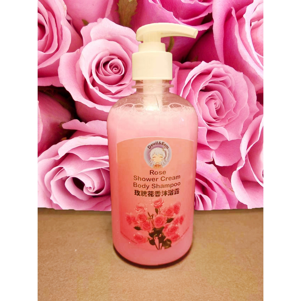 Rose Shower Cream Body Shampoo 玫瑰花香沐浴露 | Shopee Malaysia