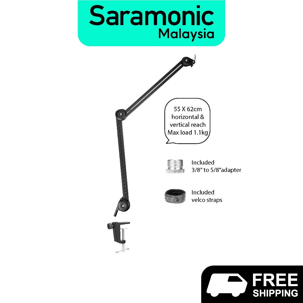 Saramonic SR-HC2 Boom Arm Microphone Holder Spring-Loaded Suspension ...