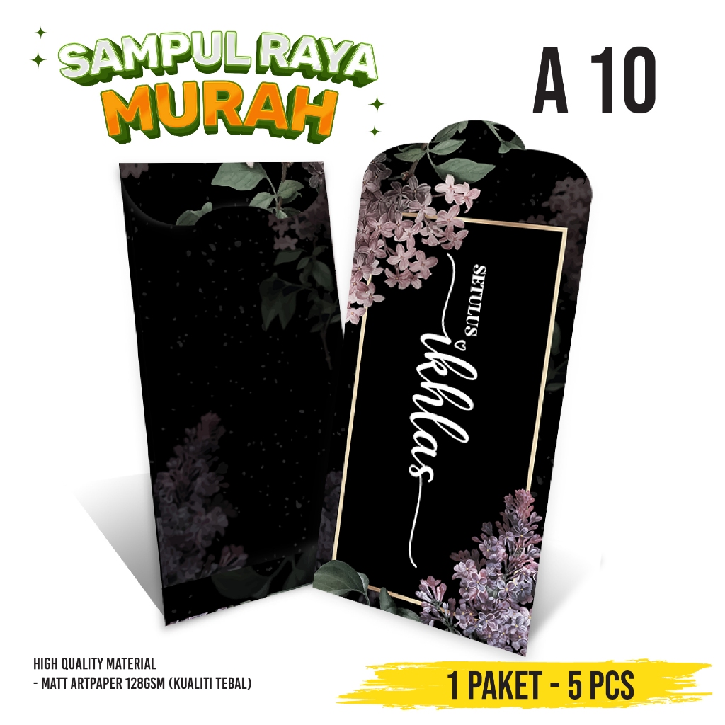 SAMPUL RAYA 2024 | 1 PACK (5PCS) | 22 DESIGN EXCLUSIVE | READY STOCK ...