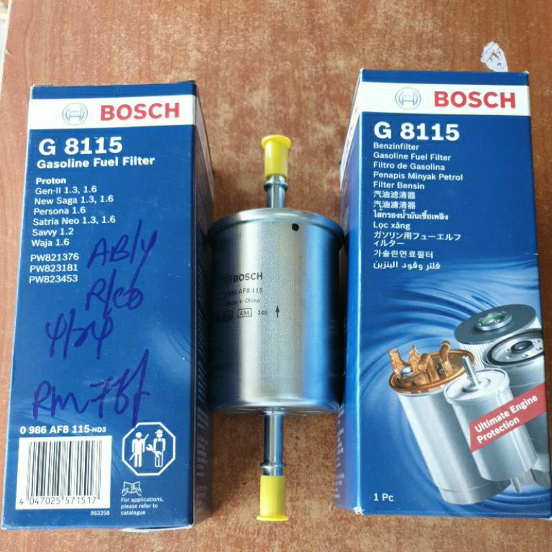 Fuel Filter Proton Waja,Gen2,Saga Blm,Flx,Persona,preve,Exora | Shopee ...
