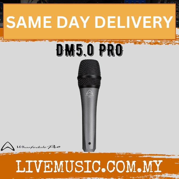 WHARFEDALE PRO DM 5.0 PRO Super Cardioid Dynamic Microphone (DM5.0PRO/DM-5.0PRO) | Shopee Malaysia