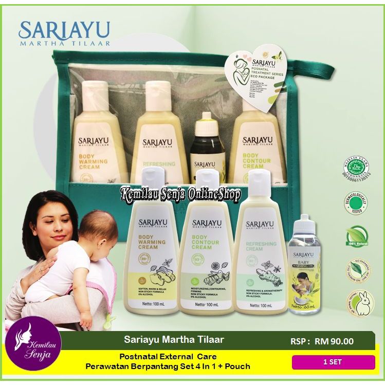 Sariayu Set Bersalin / Set Berpantang 4 In 1 ( Tapel , Pilis , Param ...