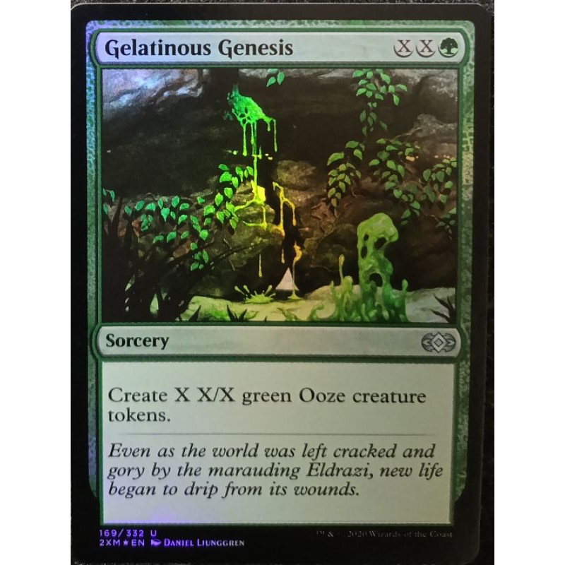 Magic The Gathering : Gelatinous Genesis Foil Uncommon Double Masters ...