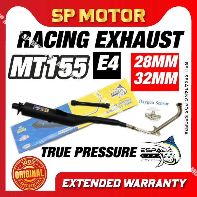 YAMAHA MT15/ R15 MT155 28MM 32MM E4 EXHAUST STANDARD CUTTING RACING ESPADA | Shopee Malaysia